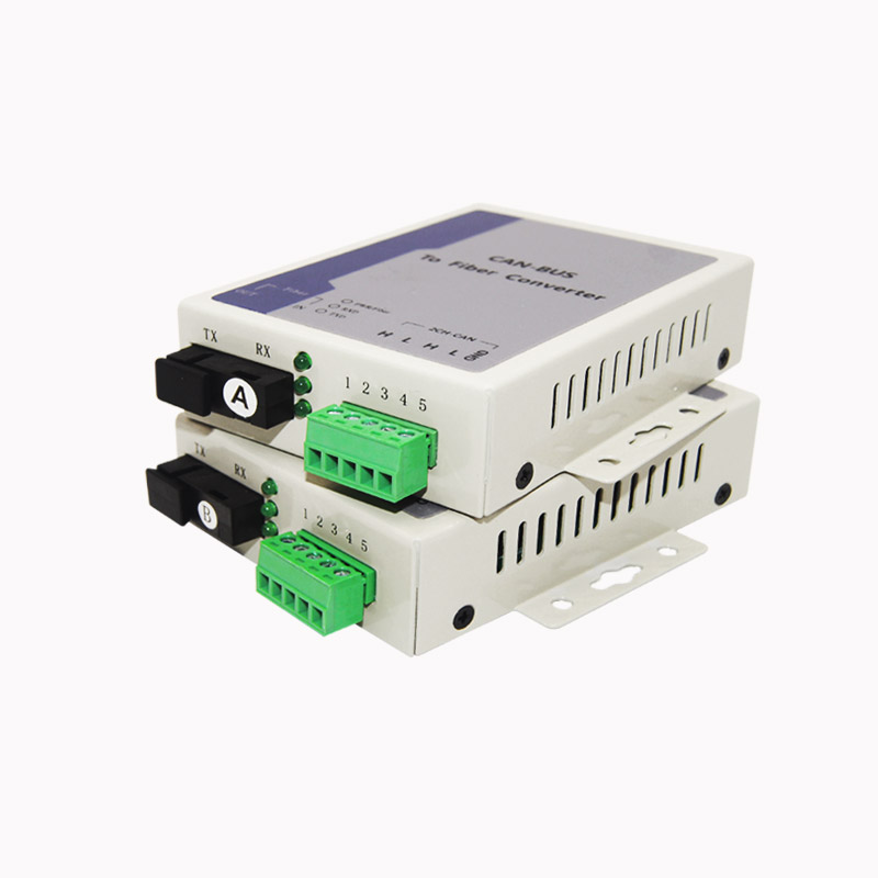 1-ch 2-ch Can-bus To Fiber Converter Isolation Can Fiber Optic ...