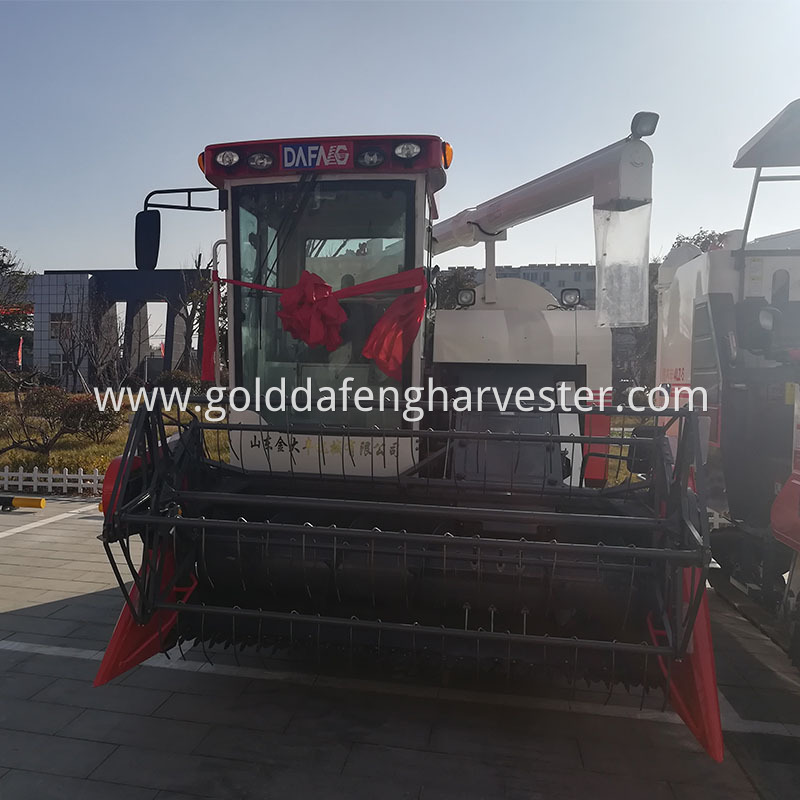 4LZ-5 102hp rice combine harvester with cab China Manufacturers ...