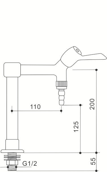 Vertical Laboratory Single Outlet Tap, High Quality Vertical Laboratory ...