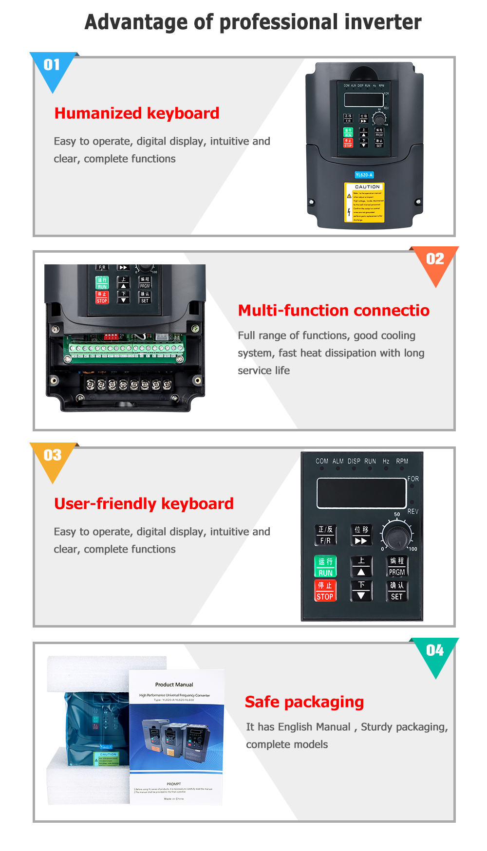 Square Spindle Motor 1.5 Kw Cnc Spindle Motor Air Cooled Kit 220v / 110 V Inverter Vfd Converter ...