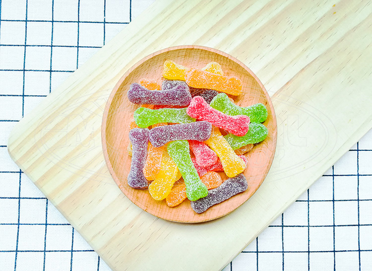 Sour Bone Shape Jelly Gummy Candy Wholesale Confectionery, High Quality ...