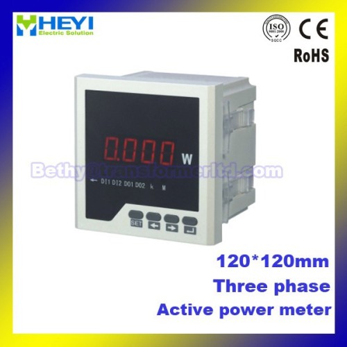 Class 0.5 Measuring Instruments 120*120 Mm Three Phase Digital Power ...