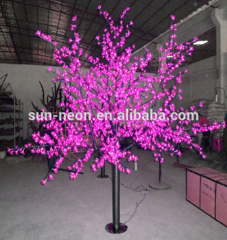 Plastic Japanese Led Cherry Blossom Tree Outdoor Lighted Cherry Blossom ...
