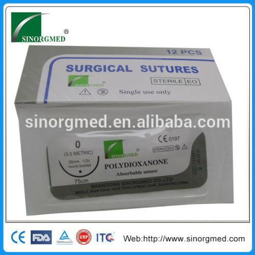 Sinorgmed Absorbable Polydioxanone(pdo) Surgical Sutures, High Quality Sinorgmed Absorbable ...