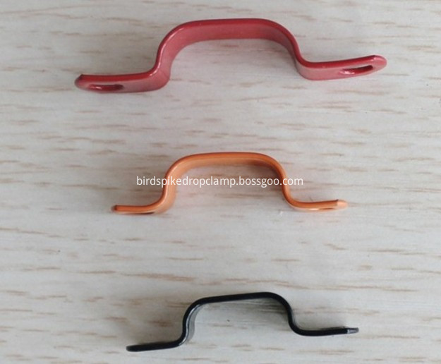 Lszh Coated Red Saddle Copper Fire Clips, alta calidad Lszh Coated Red ...