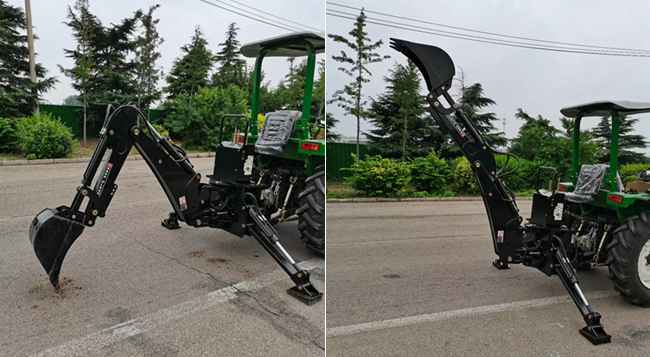 3-point Linkage Backhoe For Farm Tractor (lw4 Lw5 Lw6 Lw7 Lw8 Lw9 ...