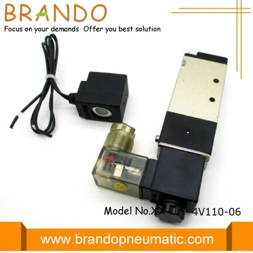 Flying Lead Connection 4V110-06 Pneumatic Control Valve China ...