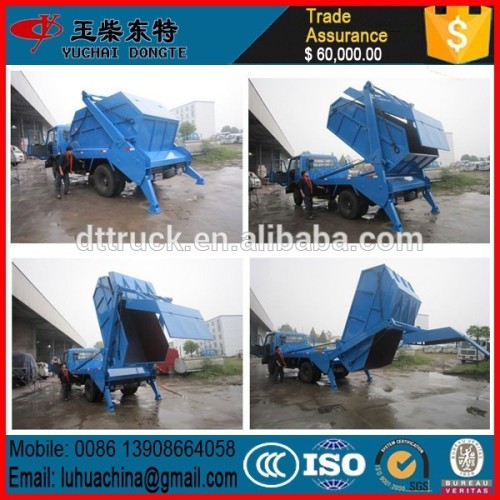 Small Trailing Swing Arm Roll Garbage Truck, High Quality Small ...