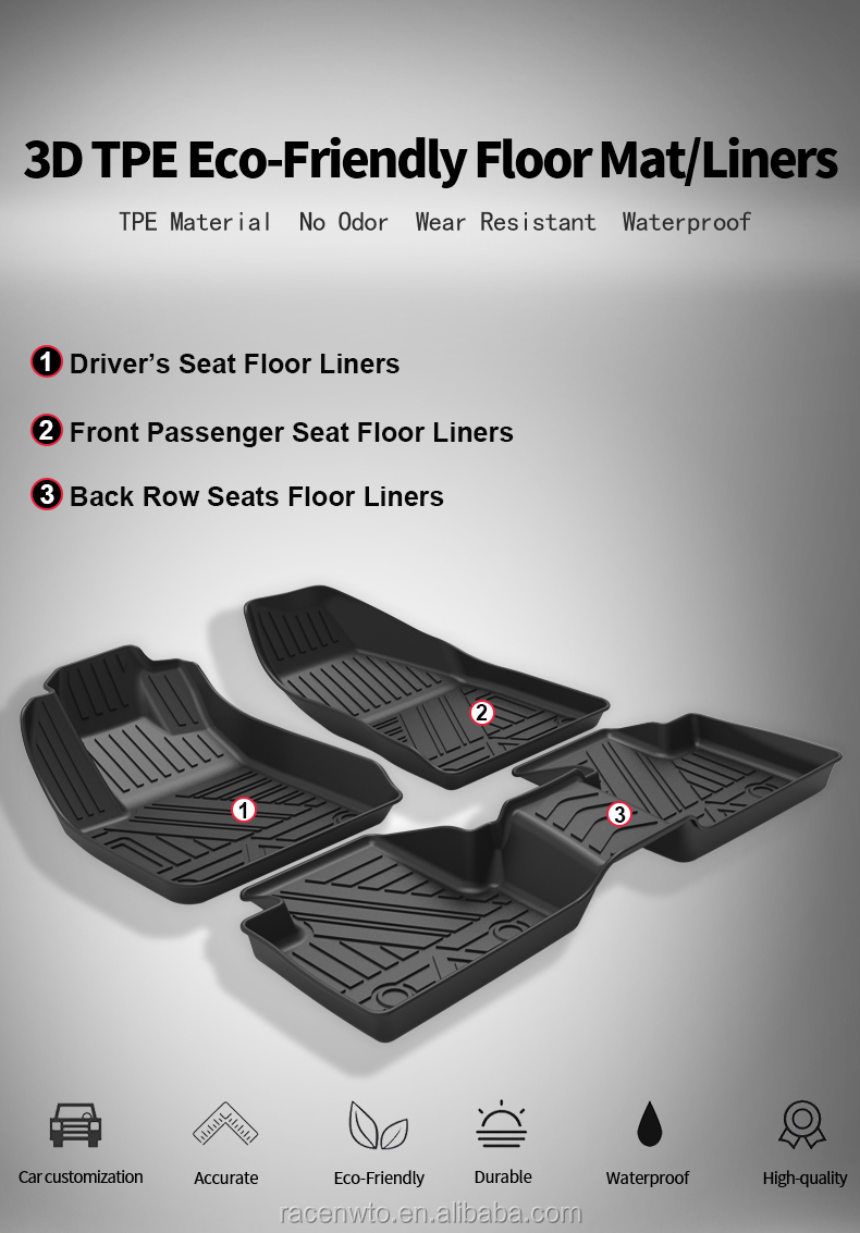 Used Toyota Hilux Parts: Deep Dish Matting Floor Mats For Hilux Revo ...