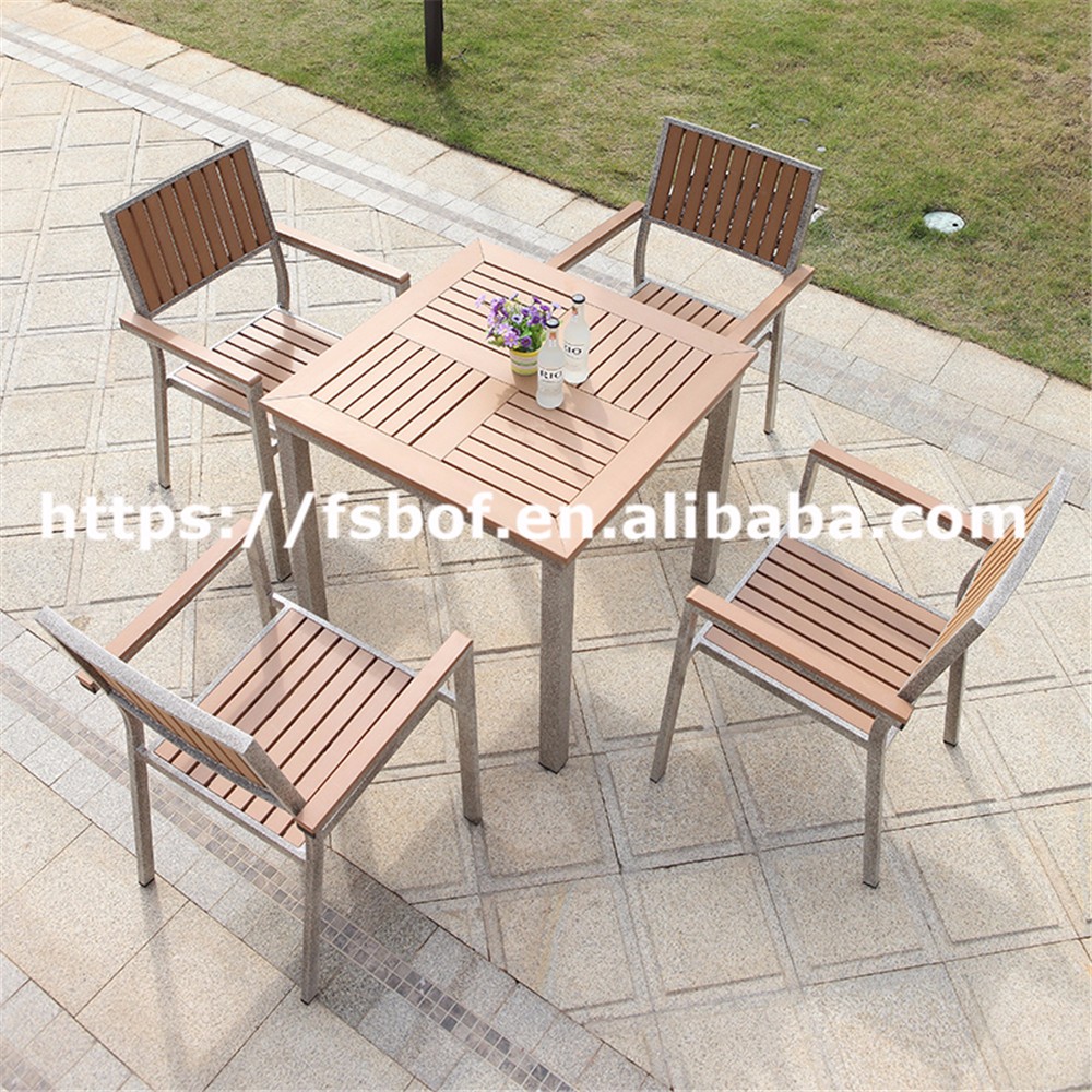 Affordable Outdoor Restaurant Furniture: Wood-plastic Composite ...