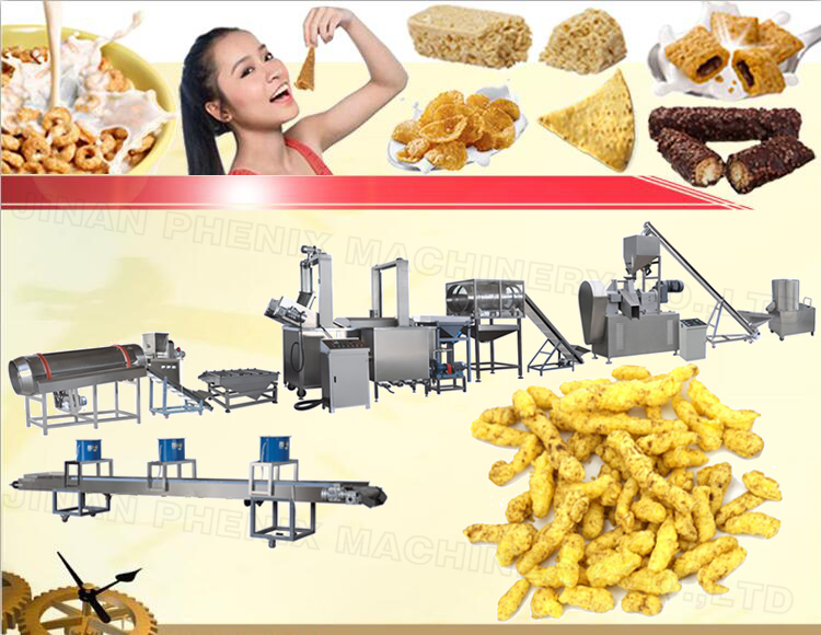 Nik Naks/cheetos/corn Chips Making Production Line Stainless Steel ...