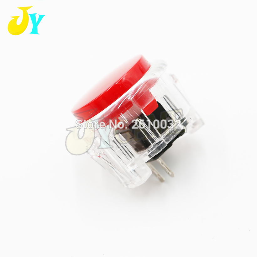 50pcs Arcade Push Button Copy Sanwa Obsf-30 Push Button 30mm Arcade Button Switch Crystal Button ...