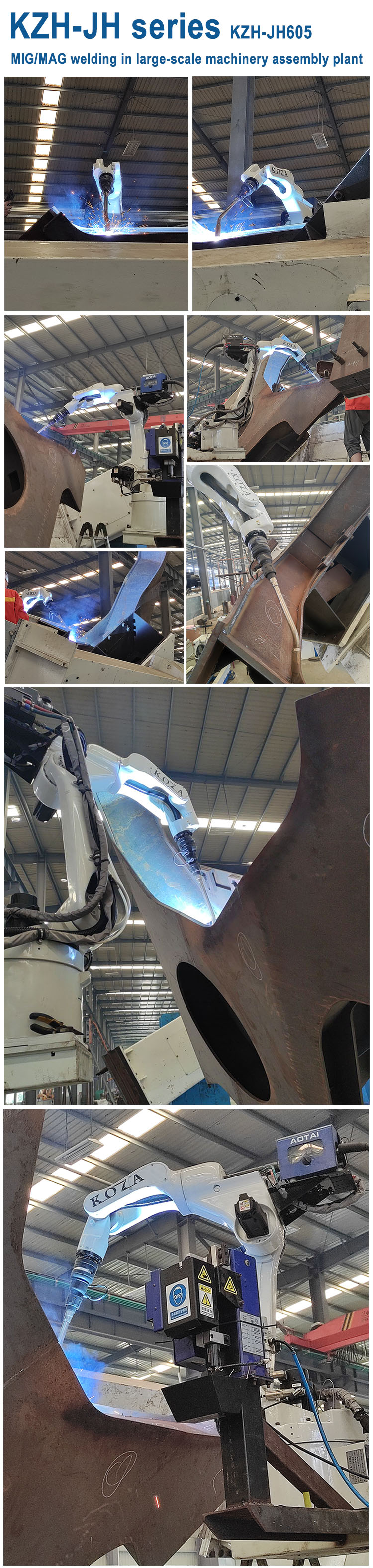 Six Dof Robotic Arm With Multi-welding Capabilities And Gantry Rails ...