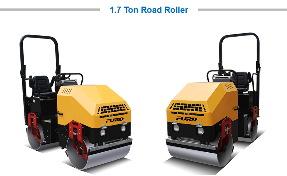 2 Ton Hydraulic Road Roller Compactor, High Quality 2 Ton Hydraulic ...