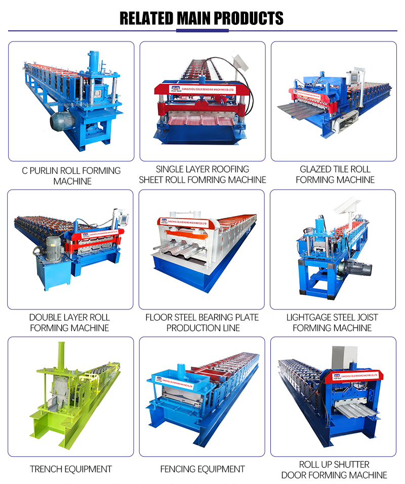 High Quality Roof And Deck Floor Steel Sheet Roll Forming Machine Usa ...