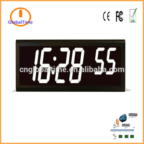 4'' 6-digit White Led Ntp Synchronized Poe Clock, High Quality 4'' 6 ...