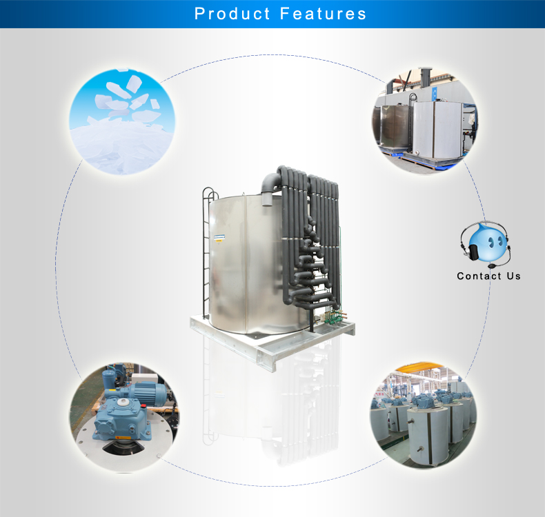 스노우 월드 플레이크 아이스 증발기 대용량, Bossgoo.com의 고품질 스노우 월드 플레이크 아이스 증발기 대용량