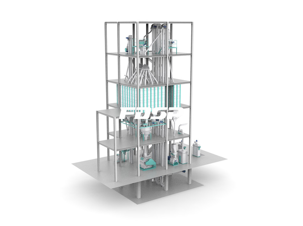 15 T/h Concentrated Feed Production Line, High Quality 15 T/h ...