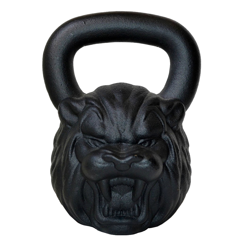 54 Lb Lion Animal Face Kettlebell คุณภาพสูง 54 Lb Lion Animal Face ...
