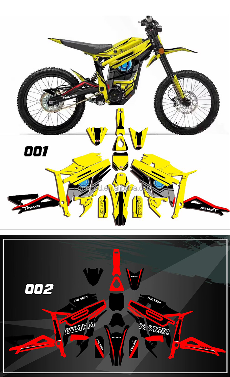 Custom Talaria Sting Dirt Bike Frame Graphics Stickers And Decals, High ...