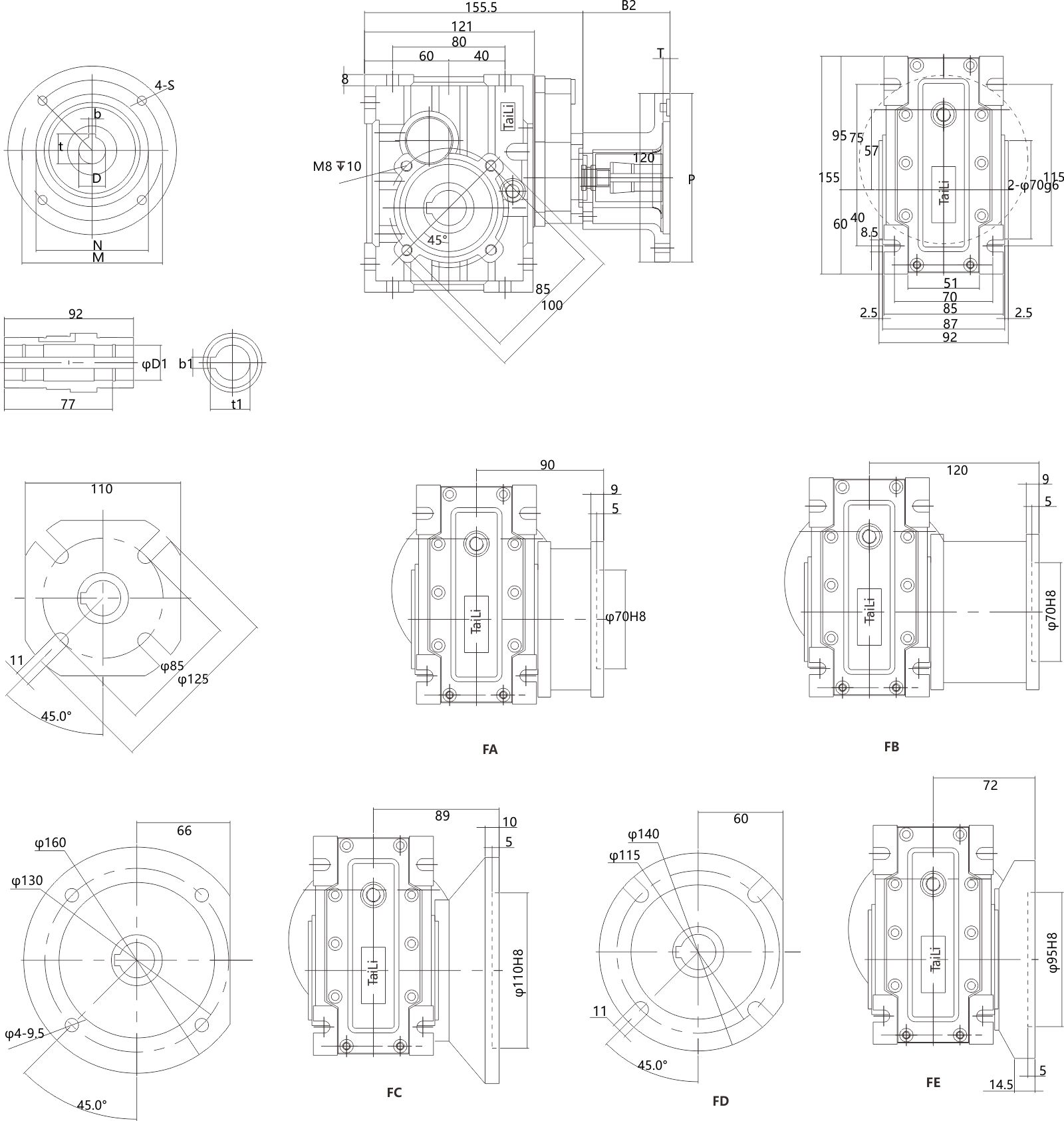 Right Angle Gearbox Series: High Torque Helical Hypoid Reducer For ...