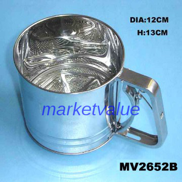 Large Size Stainless Steel Flour Sifter, High Quality Large Size ...