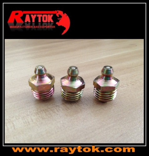 Npt Zinc Plated Straight Iron Grease Fitting, High Quality Npt Zinc ...
