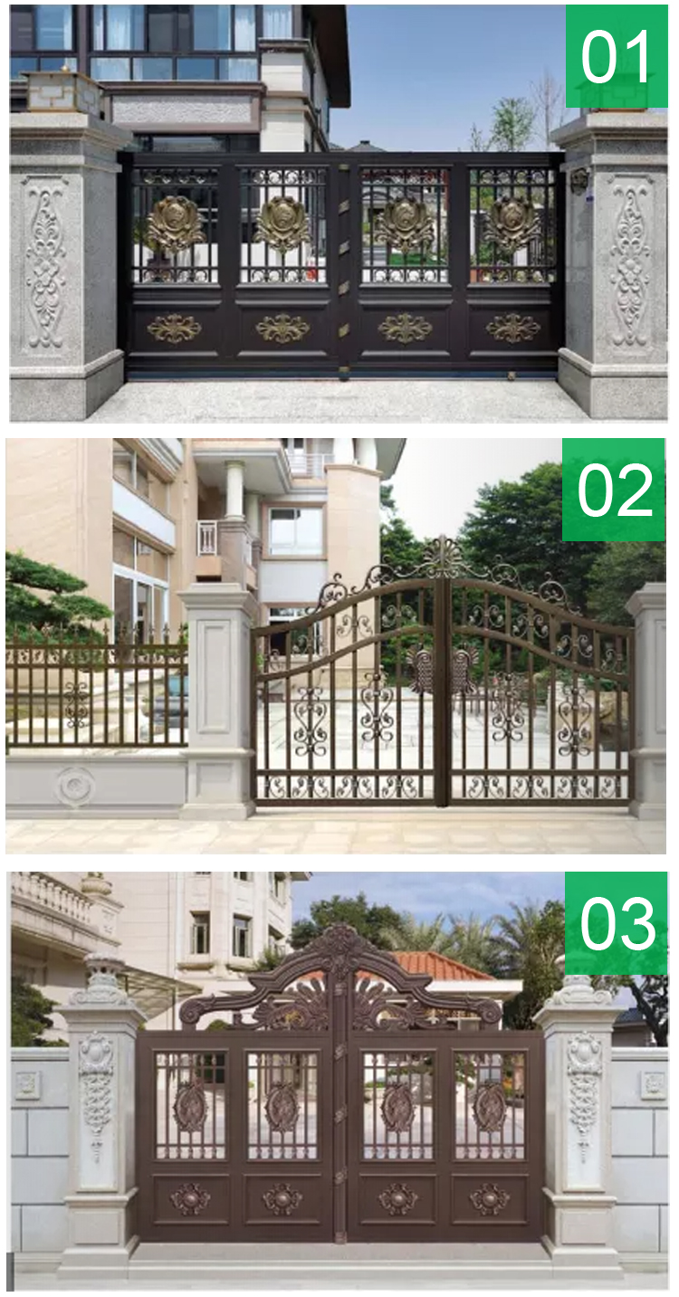 Wrought Iron Main Gate Designs With Locks, High Quality Wrought Iron ...