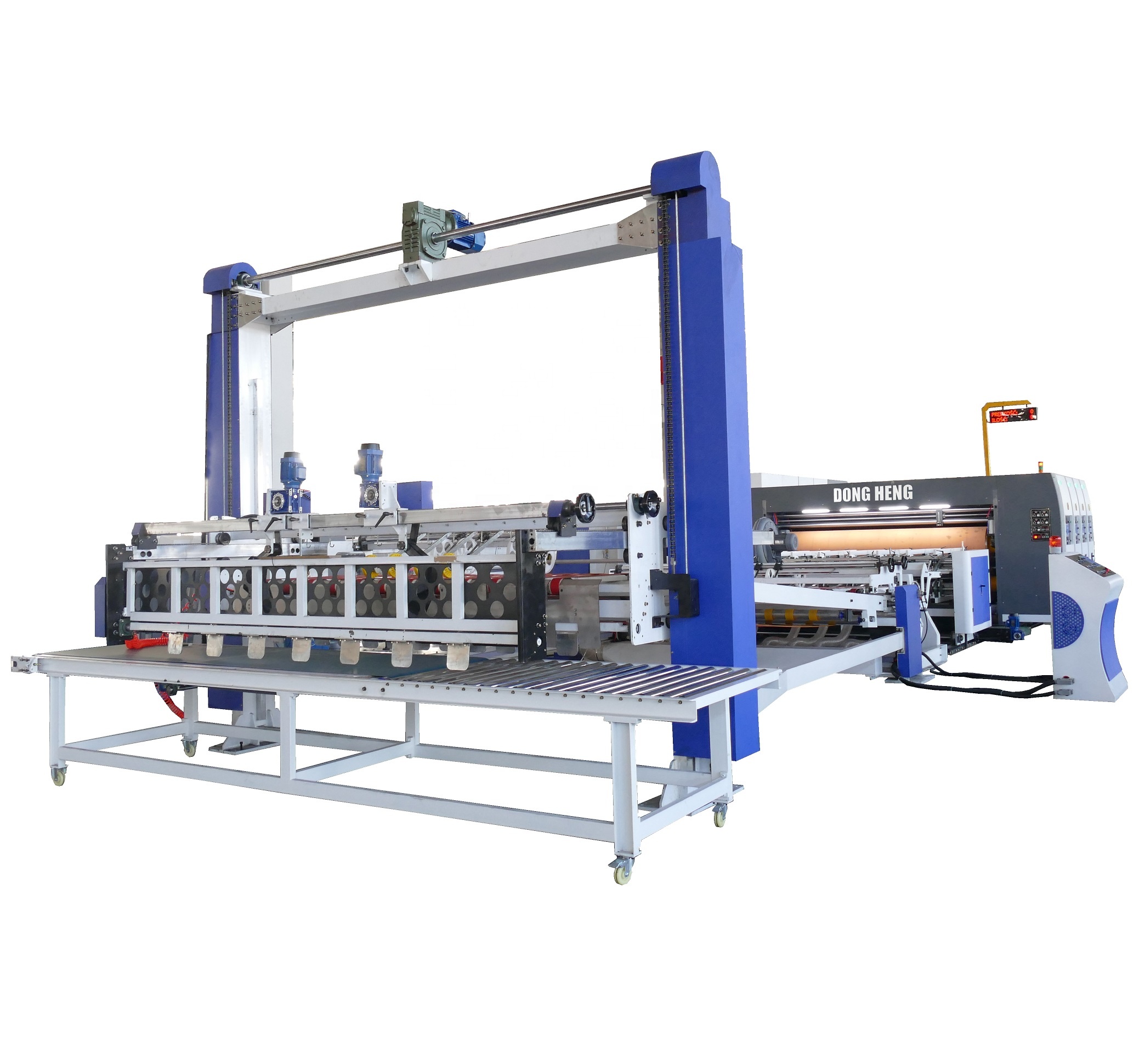 Corrugated Carton Stacker Conveyor System, High Quality Corrugated ...