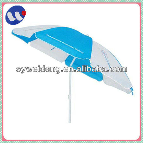 Polyester Fabric Tilted Beach Umbrella, High Quality Polyester Fabric ...