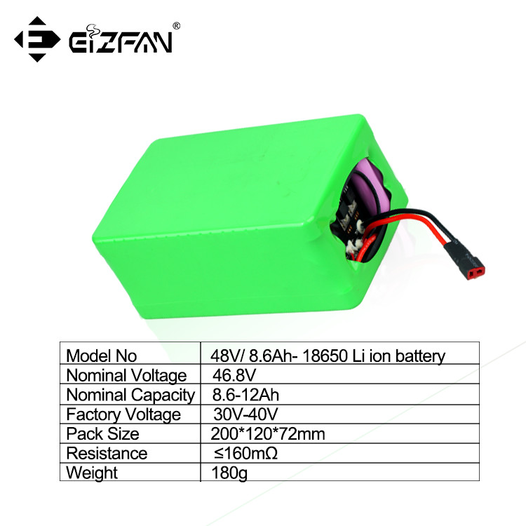 48v/8.6ah Efan Eizfan Lithium Battery Pack For Electric Bikes And ...