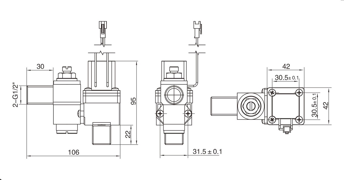 Infrared Sensor Water Solenoid Valve With Flow Control For Bathroom ...