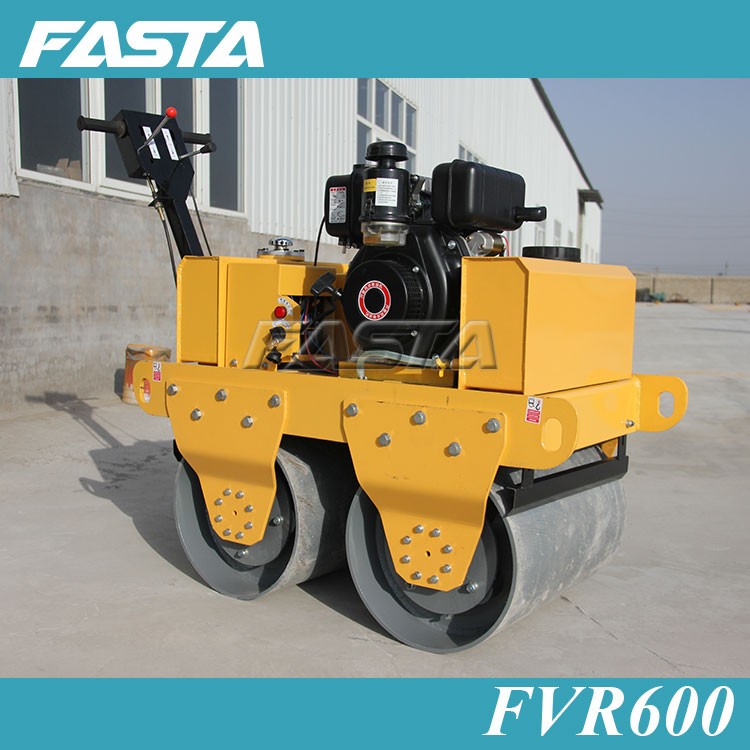 Sit On Vibratory Mini Road Roller Walk Behind Asphalt Road Roller, High ...