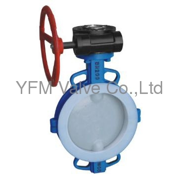 Pneumatic Ptfe Lined Control Valve Butterfly Valves, High Quality ...