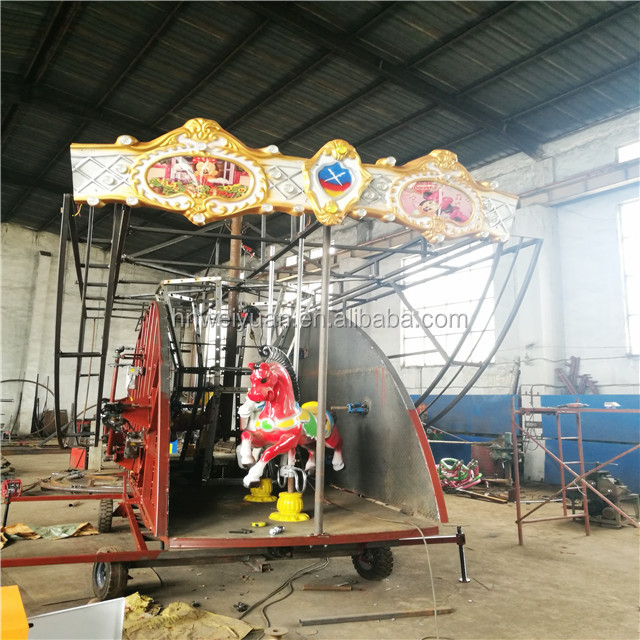 Portable Trailer-mounted Mini Merry-go-round Carousel, High Quality ...
