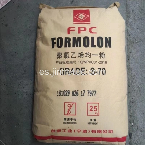 China Formosa PVC Resina SG3 K70 a base de etileno Fabricantes