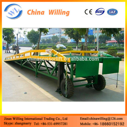 Mobile Hydraulic Portable Container Unloading Yard Ramp Equipment, High ...
