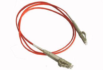 Lc To Lc Optical Fiber Patch Cord With Apc Ferrule , Dx Ofn, High ...
