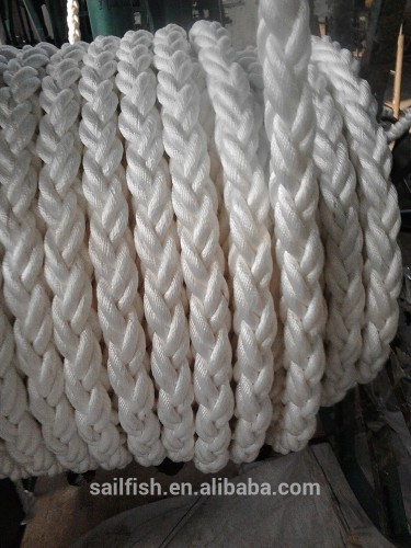 8 Strand Mooring Marine Polyester Anchor Double Braided Rope, High ...