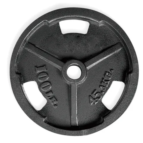 100lb Tri-grip Cast Iron Olympic Weight Plate, High Quality 100lb Tri ...