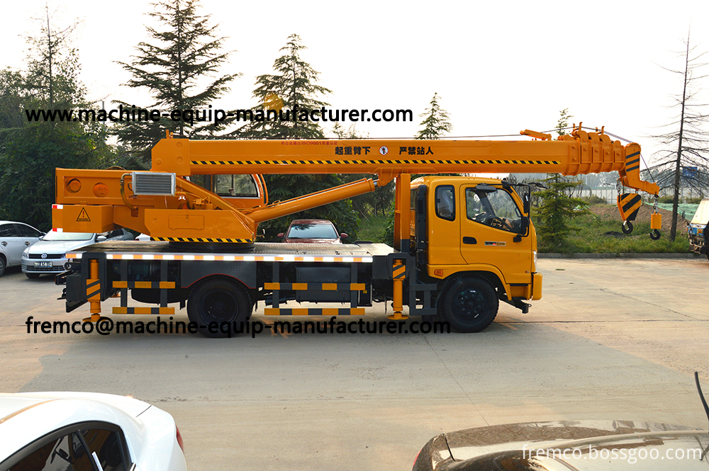 Hydraulic Truck Lift Cranes With Foton Base, High Quality Hydraulic ...