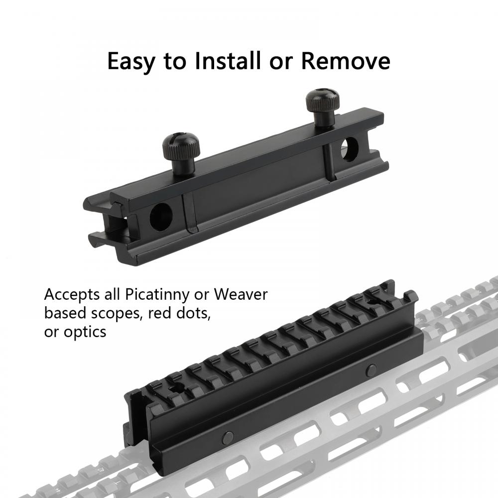 1 นิ้ว Riser Picatinny Rail Mount (14 สล็อต) คุณภาพสูง 1 นิ้ว Riser ...