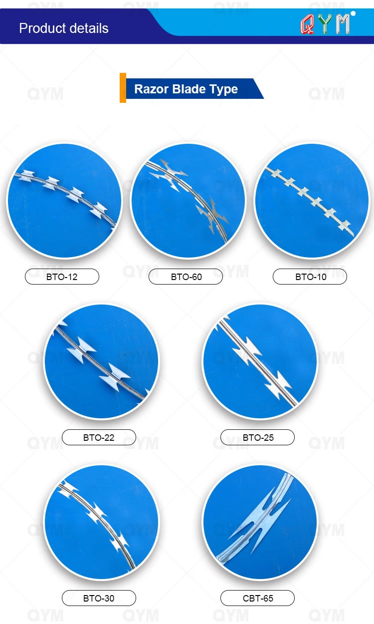 Helical Razor Wire Concertina Razor Wire Prison Fence, High Quality ...