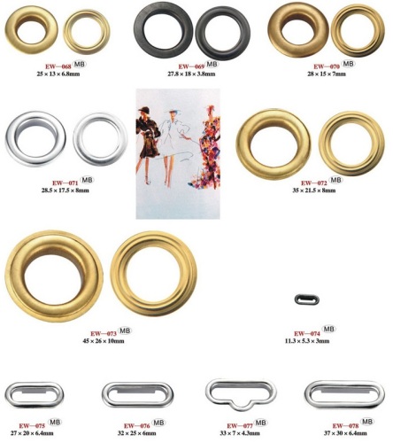 Eyelet Metal Eyelet Button For Garment/shoes/bags, High Quality Eyelet ...