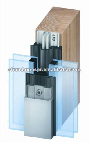 Wood Mullion-transom System Window With Arbitrary Open Point, High ...