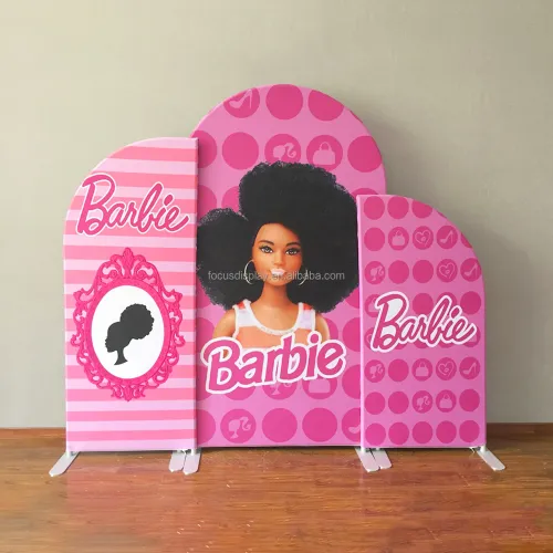 Barbie Wedding Arch Frame Frame Backdrop คุณภาพสูง Barbie Wedding Arch ...