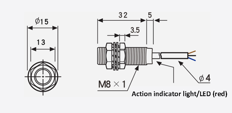 M8 Hall Sensor High Level Module - Magnetic Induction Proximity Switch ...