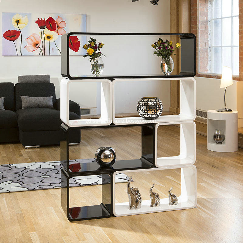 Modern White Wooden Display Cube, High Quality Modern White Wooden ...