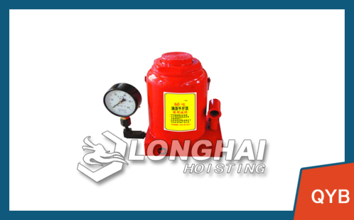 Destructive Testing With A Hydraulic Jack With Pressure Gauge ...