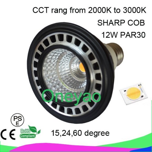 Rang From 2000k To 3000k Ra94 E27 15w Led Par38 Cct Adjustable ...